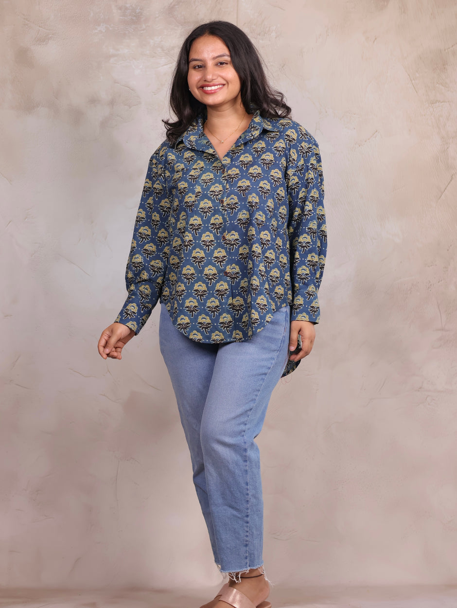 Ajrakh / Kalamkari Kurtis & Dresses - Shop Handblock Printed Ajrakh ...